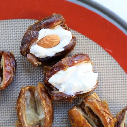 Creamy Stuffed Dates - Green Scheme
